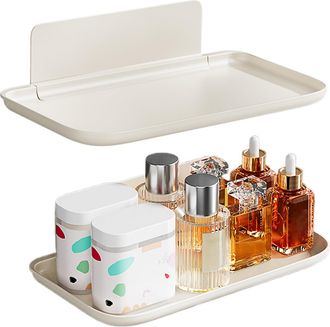 Generic badezimmer klappständer, klappbad wandregal - faltbares lagerregal zur wandmontage toilette extra aufbewahrung schwimmender klammer,praktische aufbewa