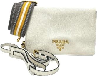 Prada Sac bandouli&egrave;re vintage Pre-owned - Femme - Pre-owned - Blanc - Taille: ONE Size