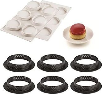 Silikomart Silikomart Backform für Mini-Kuchen, Glam, 6 Stück