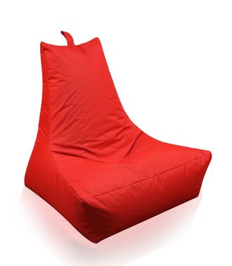 Mesana Mesana XXL Lounge-Sessel, ca. 100x90x80 cm, Sitzsack für Outdoor & Indoor, wasserabweisend, Farbe rot
