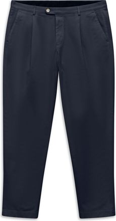 Bugatti Herren Bundfaltenhose aus Baumwoll-Stretch