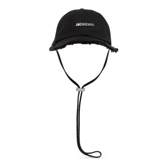 Jacquemus unisex, Accessoires, Noir, Taille: 58 CM La Casquette Artichaut Baseball Cap