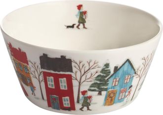 N&auml;&auml;sgr&auml;nsg&aring;rden 108003 - M&uuml;slischale, Weihnachten, Winter, Porzellan, 14cm x 6,5cm, 500ml