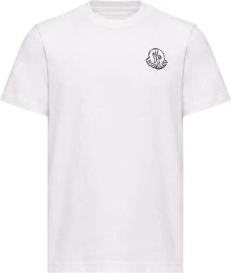 Moncler Cotton Jersey Logo Patch T-shirt