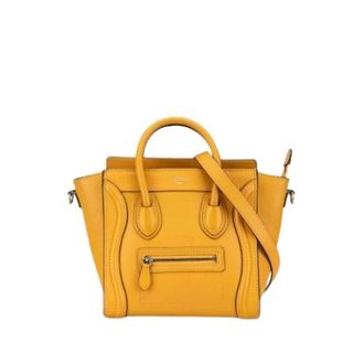 Celine Sac Cabas Luggage Pre-owned - Femme - Pre-owned - Jaune - Taille: ONE Size