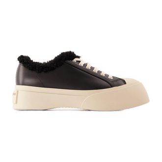 Marni Womens Pablo Sneaker Black Calfskin