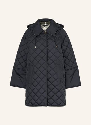 Barbour Steppmantel Cara Mit Abnehmbarer Kapuze blau