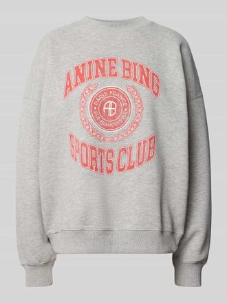 Anine Bing Oversized Sweatshirt mit Baumwoll-Anteil