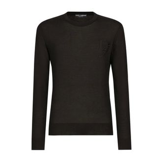 Dolce & Gabbana Homme, Pulls, Noir, Taille: XL Pull Tricot&eacute; &Eacute;l&eacute;gant en Diverses Couleurs