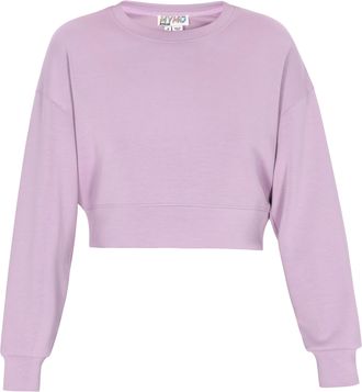 Mymo Sweatshirt Frauen lila