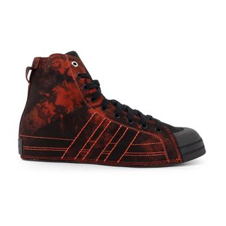 Yohji Yamamoto Schwarze High-Top Sneakers mit Seitenstreifen - - Shoes - Herren - Mehrfarbig - 41 1/2 EU