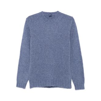 Fedeli Stylischer Pullover Mu006411 - - Knitwear - Herren - Blau - 2XL