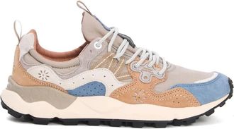 Flower Mountain Low-Top Sneaker - Grey And Beige Suede Sneakers - Gr. 45 (EU) - in Beige - für Damen