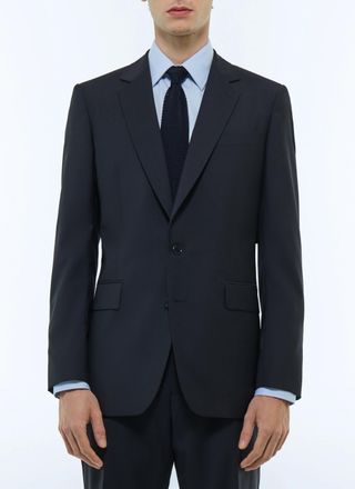 Fursac Veste ajust&eacute;e en toile de laine - Taille 44 - Homme
