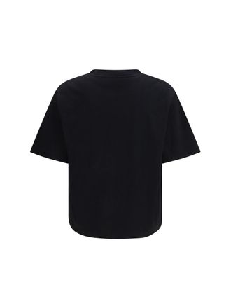 Off-white Mens T-Shirt Big Bookish Skate Black-White Cotton T-Shirts Black/white And Polos