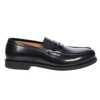 Henderson Schwarzer Leder College Mokassin Schuh - - Shoes - Herren - Schwarzk - 43 1/2 EU