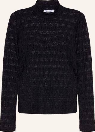 Co'Couture Cocouture Longsleeve Bariecc Aus Spitze schwarz