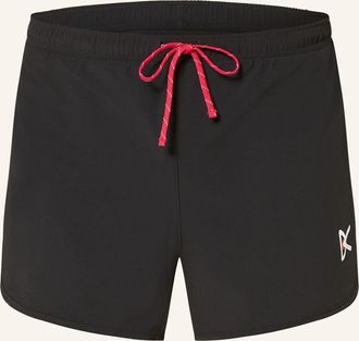 District Vision 2-In-1-Laufshorts Training 5 schwarz