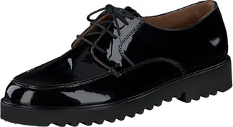 Paul Green Damen Schnürer, Frauen Businessschuhe,elegant,Schnuerschuhe,Schnuerer,straßenschuhe,Strassenschuhe,Schnuerung,Schwarz (SCHWARZ),38.5 EU / 5.5 UK
