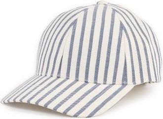 Varsity Casquette ray&eacute;e en coton