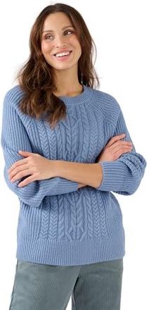 Damart Pull torsad&eacute; Thermolactyl Femme Bleu Taille 38/40