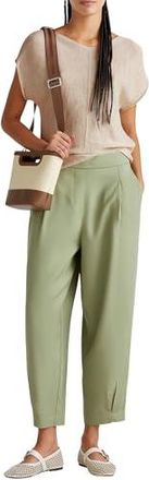 Benetton Maglia Scollo V S/M 125gd402p Veste de survêtement, Beige, Small Femmes