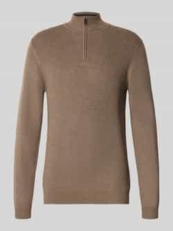 Roy Robson Slim Fit Strickpullover aus Baumwoll-Mix mit Viskose-Anteil