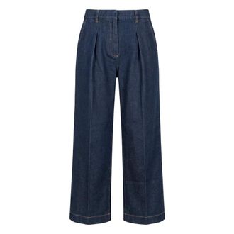 Moorer Jean &Eacute;vas&eacute; &Eacute;l&eacute;gant - Femme - Jeans - Bleu - Taille: 36 FR