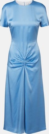 Victoria Beckham Robe midi asym&eacute;trique