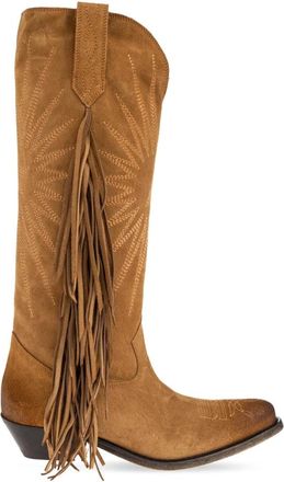 Golden Goose Femme, Chaussures, Brun, Taille: 37 EU Wish Star Heeled Bottes