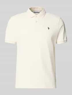 Review Modern Fit Poloshirt mit Logo-Stitching