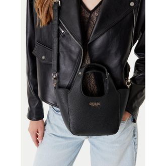 Guess Handtasche Guess Calista Mini HWBG73 34750 Schwarz