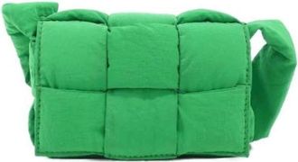 Bottega Veneta Sac bandouli&egrave;re en polyamide Pre-owned - Femme - Pre-owned - Vert - Taille: ONE Size