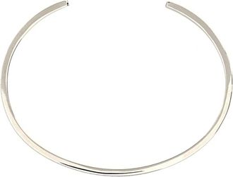 Maison Margiela Femme, Accessoires, Gris, Taille: L Bracelet en m&eacute;tal argent&eacute;