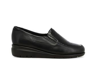 Melluso Mocassin Femme Confortable en Cuir Souple Noir k55242 36