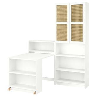 IKEA BILLY / H&Ouml;GADAL B&uuml;cherregalkombination + Klapptisch