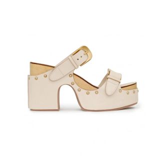 Zimmermann Femme, Chaussures, Blanc, Taille: 37 EU Sandale &agrave; plateforme