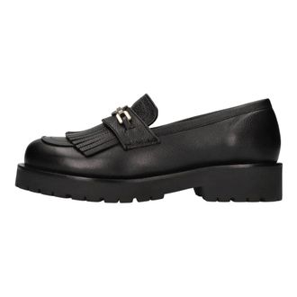 Twinset Femme, Chaussures, Noir, Taille: 36 EU Mocassins Cha&icirc;ne Ovale T