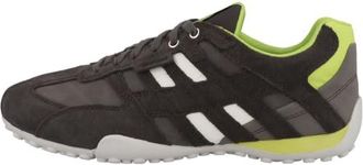 Geox Homme Uomo Snake A Basket, Graphite Lime Green, 41 EU