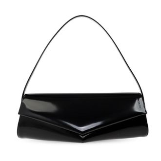 Jil Sander Sac port&eacute; &eacute;paule Kante &agrave; rabat - Femme - Sacs - Noir - Taille: ONE Size