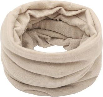 Generic Écharpe dhiver chaude 2026 pour femmes, enfants, garçons et filles, écharpe en laine épaisse, écharpes en coton pour temps froid, beige, taille unique