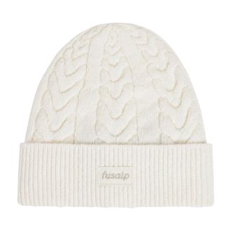 Fusalp Bonnet en maille torsad&eacute;e - unisex - Sport - Blanc - Taille: ONE Size