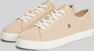 Tommy Hilfiger Low Top Sneaker in Strickoptik mit Logo Applikation