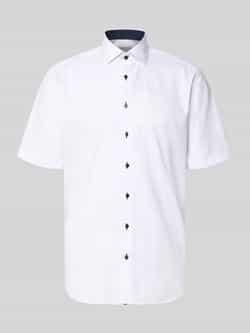 Eterna Regular Fit Business-Hemd aus Baumwolle mit Kentkragen