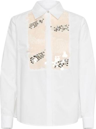 Part Two Chemise - Femme - Blouses et Chemises - Blanc - Taille: 46 FR