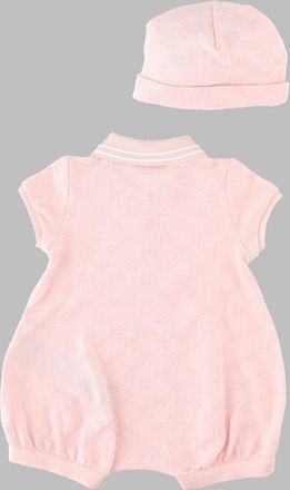 Gucci Cotton Jersey Onesie Set - Pink