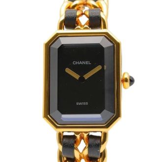 Chanel Montre en verre vintage Pre-owned - Femme - Pre-owned - Noir - Taille: ONE Size