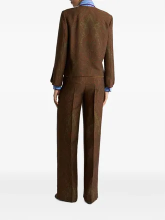 Etro Wrca Blazer - Brown