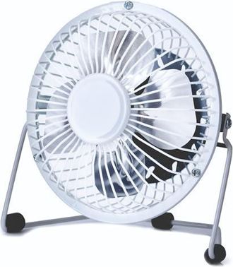 Status SUSBWHWFAN1PKB4 Mini-Schreibtischventilator, Metall, Wei&szlig; A