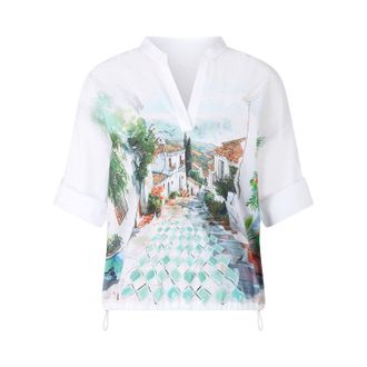 Marc Cain Oversized Blusenshirt mit Print